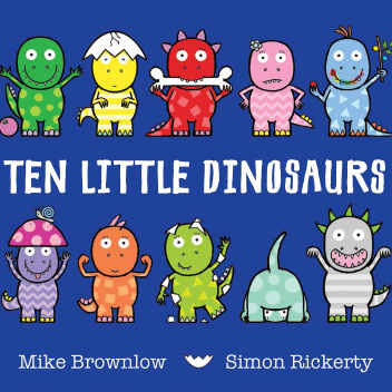 Ten Little Dinosaurs - Mike Brownlow | Książka w Lubimyczytac.pl ...